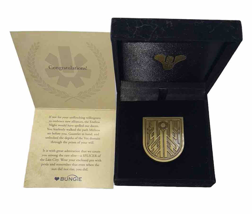 Official Destiny 2 Splicer Title Seal Collectible Pin Bungie Rewards ...