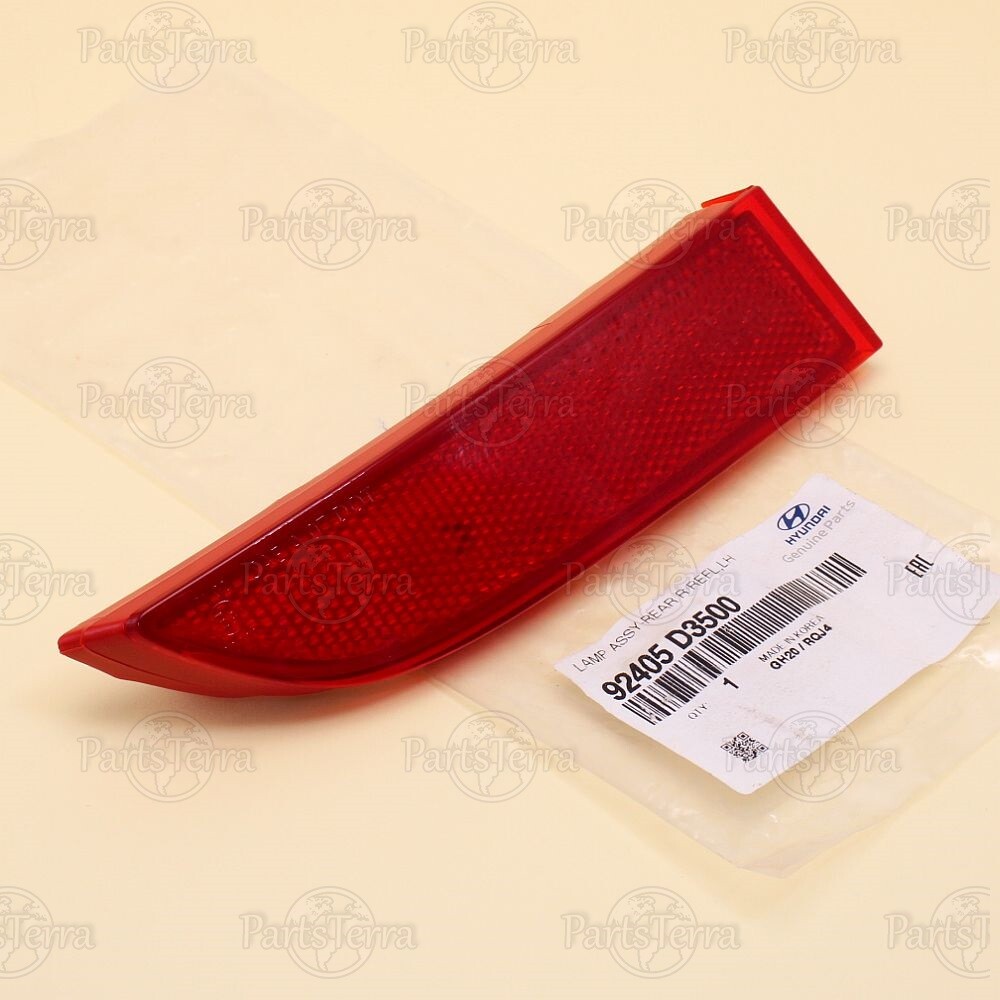 New Genuine OEM Hyundai TUCSON Rear Bumper Left Lamp Reflector Panel ...