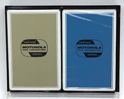 2 Sealed Decks w Case MOTOROLA Radio Playing Cards | eBay