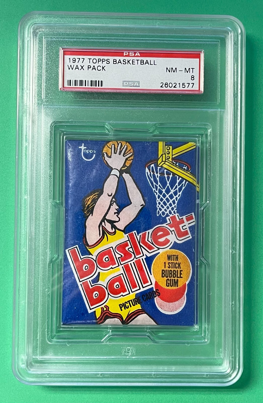 1977 TOPPS BASKETBALL WAX PACK PSA 8 NM-MT SEALED UNOPENED | eBay