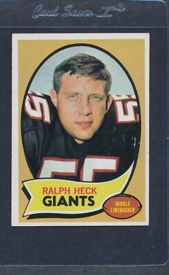 1970 Topps #127 Ralph Heck Giants EX/MT *7923 | eBay