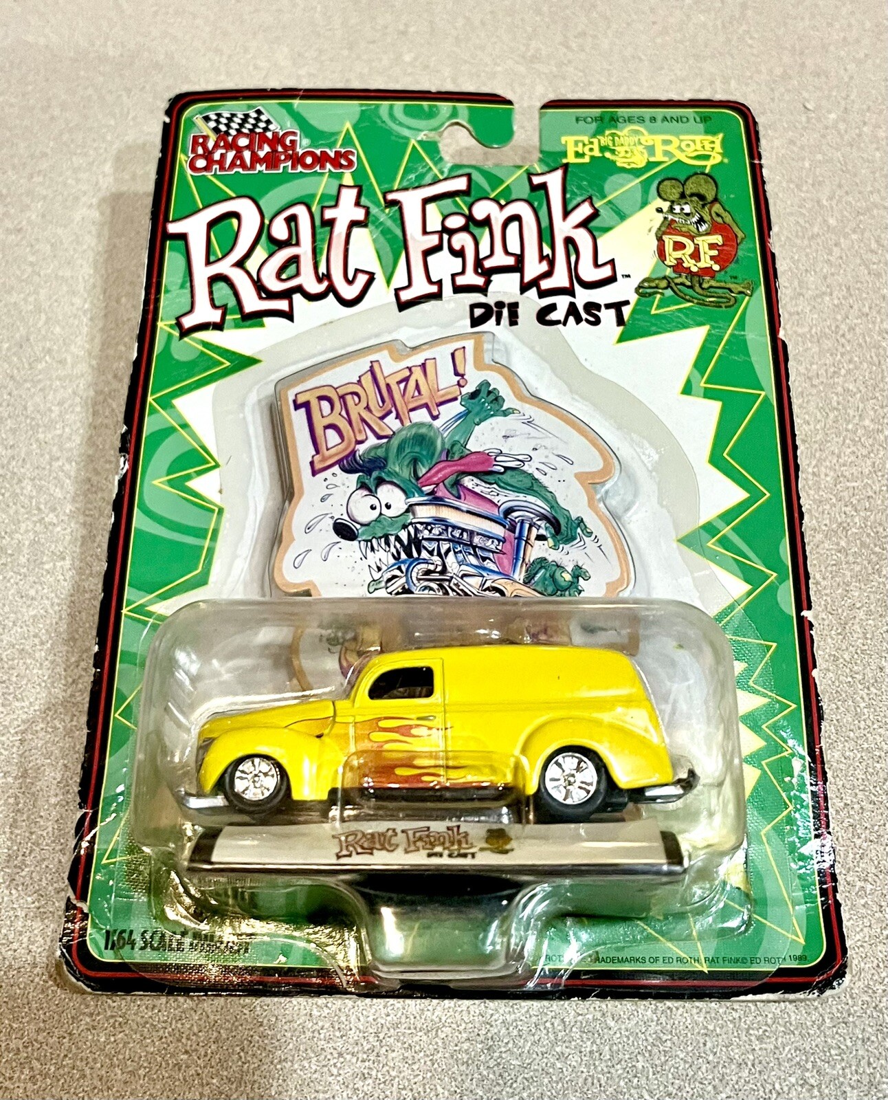 🏁 Racing Champions Mint Ertl Ed Roth Rat Fink Chevy Panel Van 1/64 🏁 | eBay