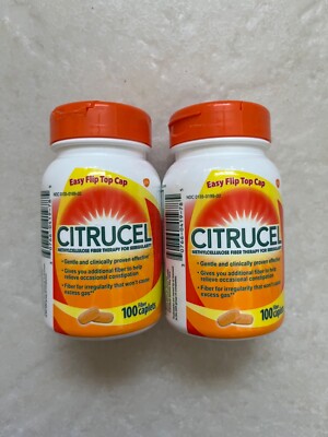 Citrucel Fiber Supplement - 100 Caplet X 2 307660419785 | eBay