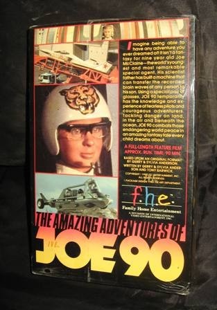 The Amazing Adventures of Joe 90 Filmed in Supermarionation VHS ...