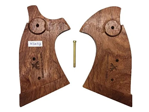S&W K L Frame Square Butt Grips Wood Handmade 10 64 65 66 67 68 547 581 ...