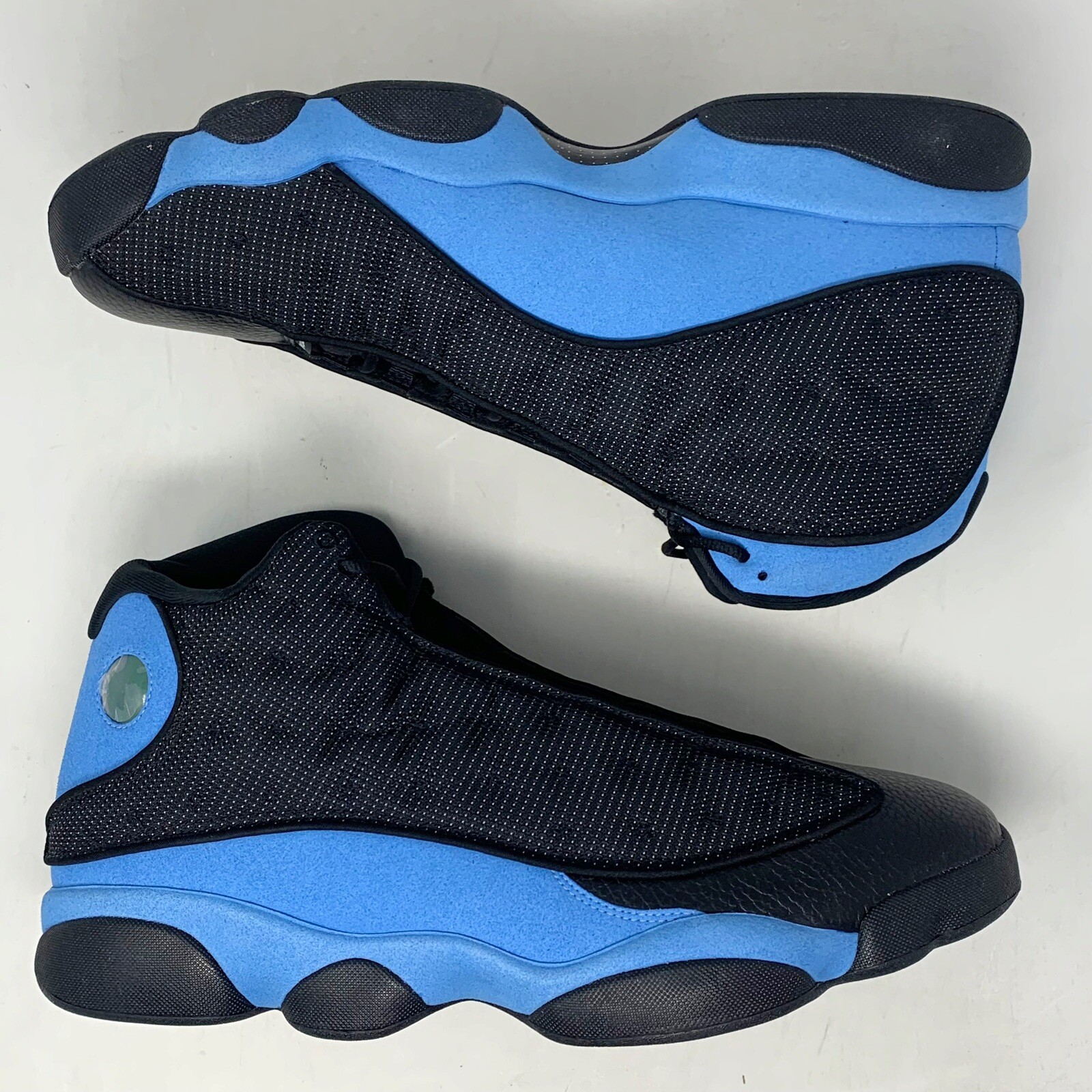 Size 15 - Jordan 13 Retro Mid Black University Blue for sale online | eBay