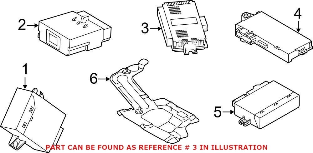 Genuine MINI Footwell Module 3 61356827072 for sale online | eBay