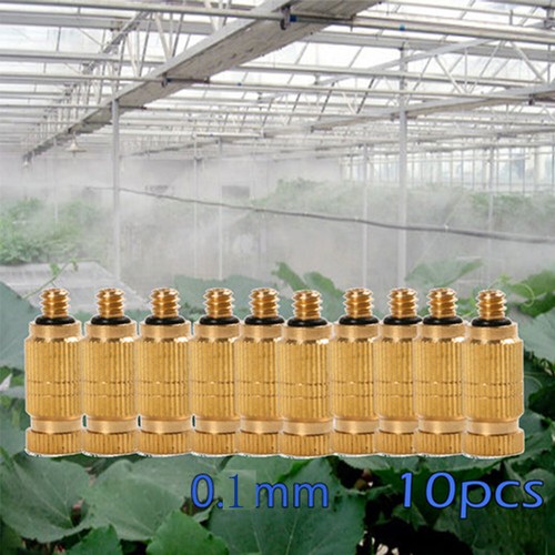 10x Brass Fogging Nozzle Misting Nozzles 0.1mm for Cooling Systems ...