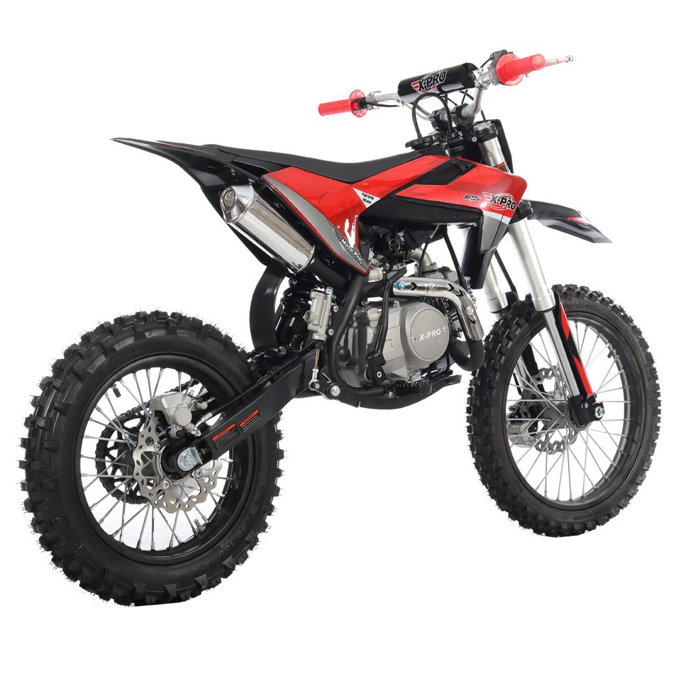 X-PRO X9 125cc Dirt Bike Pit Bike 4 Stroke Gas Powered Off Road Kick ...