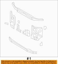 53201-0c071 Toyota Support Sub-assy Radiator 532010C071 Genuine OEM ...