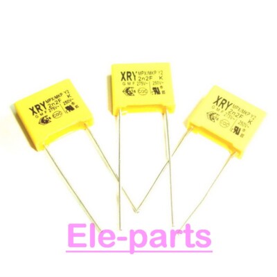 50 PCS 275V/222 Polypropylene Safety Capacitor 222 275V AC 0.0022uF | eBay