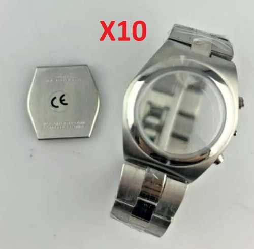 Lot Of 10 Generic Watch Strap Case Mov G10.21A Quartz Chrono Steel | eBay