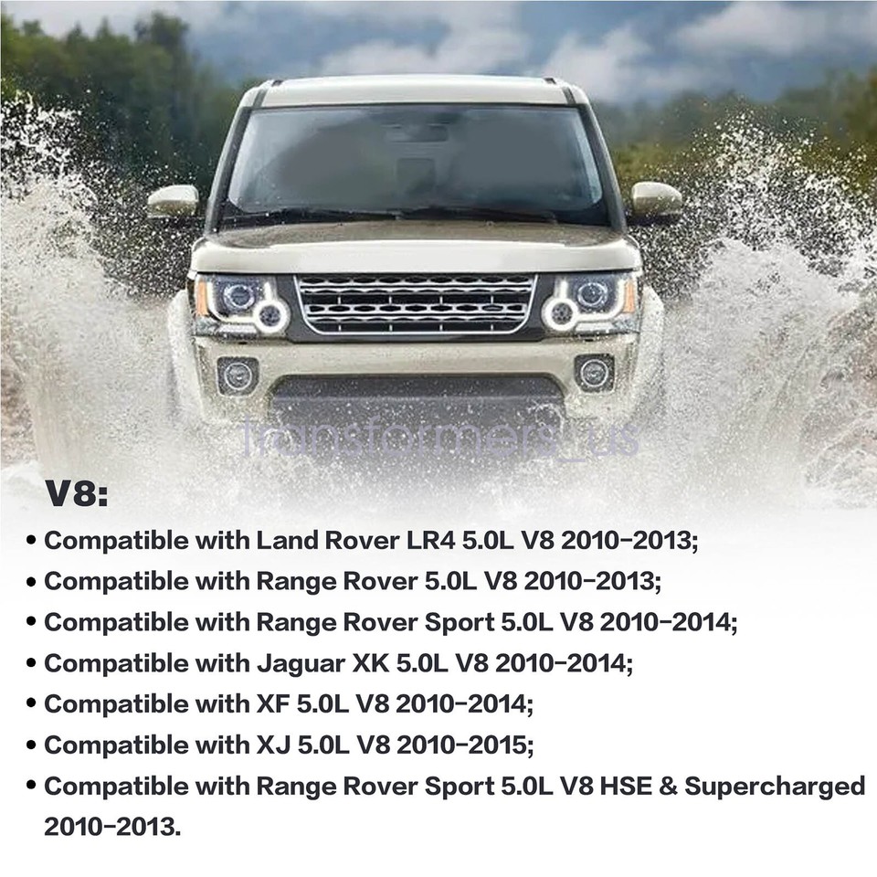 Fits Land Rover Range Rover Jaguar 5.0L Set of 2 PCV Valve Repair Kit ...