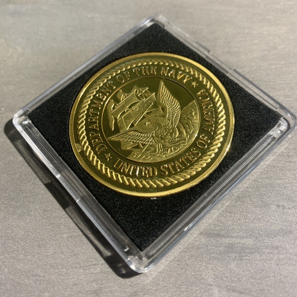 USS CORAL SEA CV-43 Challenge Coin USN-US NAVY 40mm with Case New | eBay