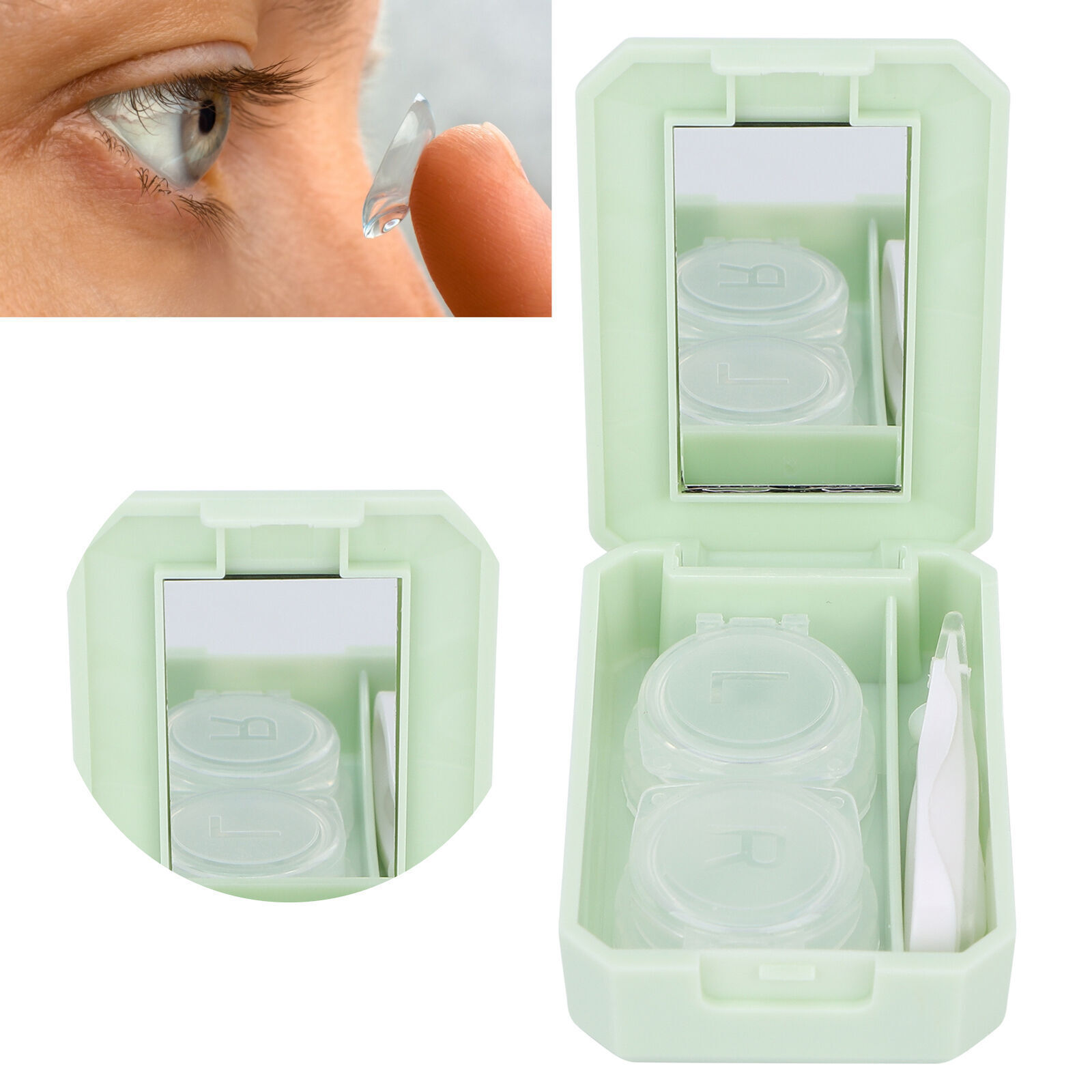 Contact Lens Box Fashionable Portable Contact Lens Case Box Holder ...