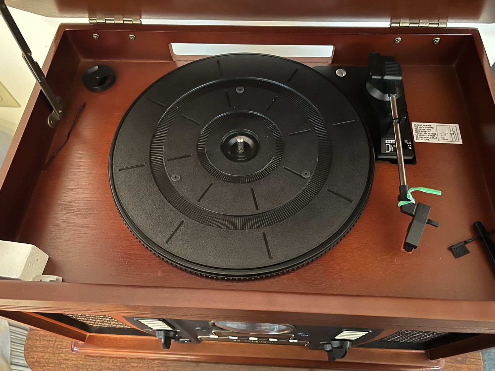 LP & 78s Record Player/Turntable/Radio-Vintage Wood Look | eBay