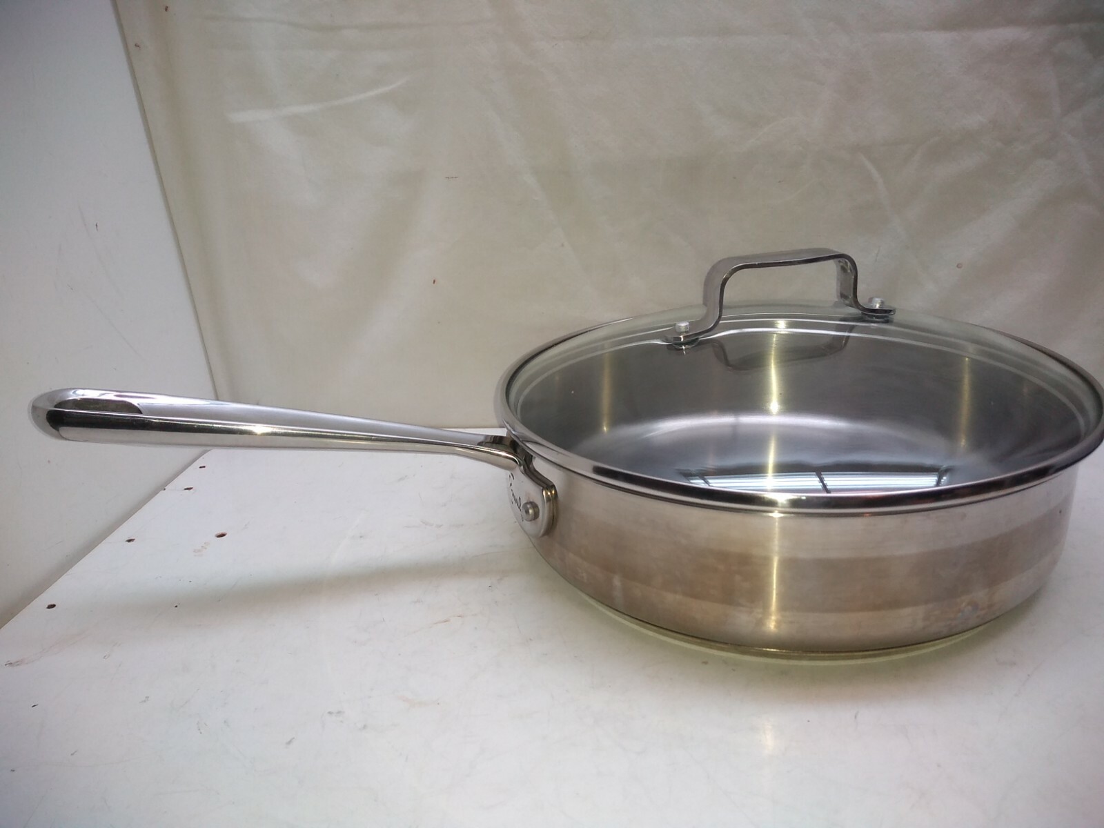 Emeril 3Qt Stainless Steel Saucepan Saute Fry Pot Skillet Casserole ...