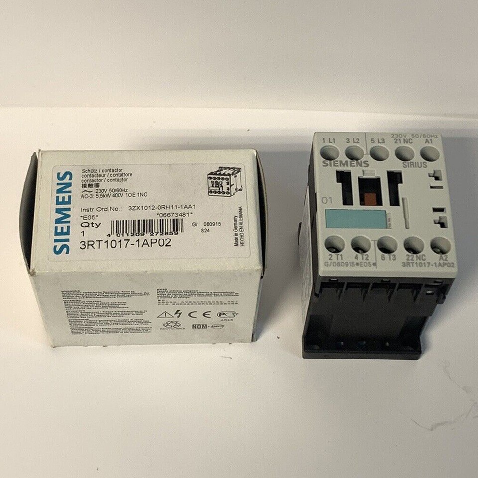 1PCS Siemens 3RT1017-1AP02 3RT10171AP02 Contactor AC230V -New Free Ship ...