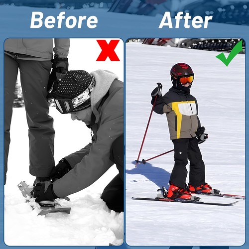 Adnee 20 Pack Snowshoe Strap Clips - 0.8 inch Ski Boot Wraps Buckle ...