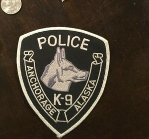 Anchorage Alaska Police K-9 K9 1st Issue Subdued Shoulder Patch Dog | eBay