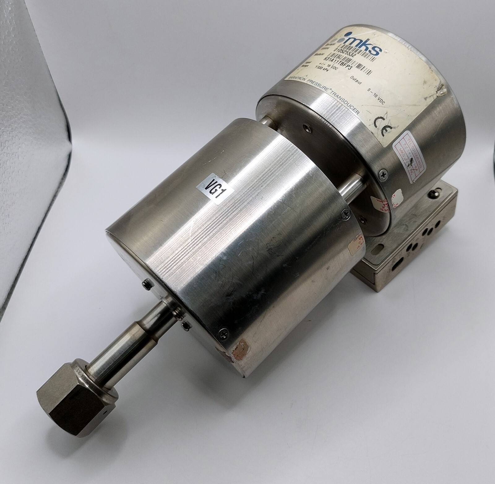 MKS 631A11TBFP3 Baratron MANOMETER PRESSURE SENSOR | eBay