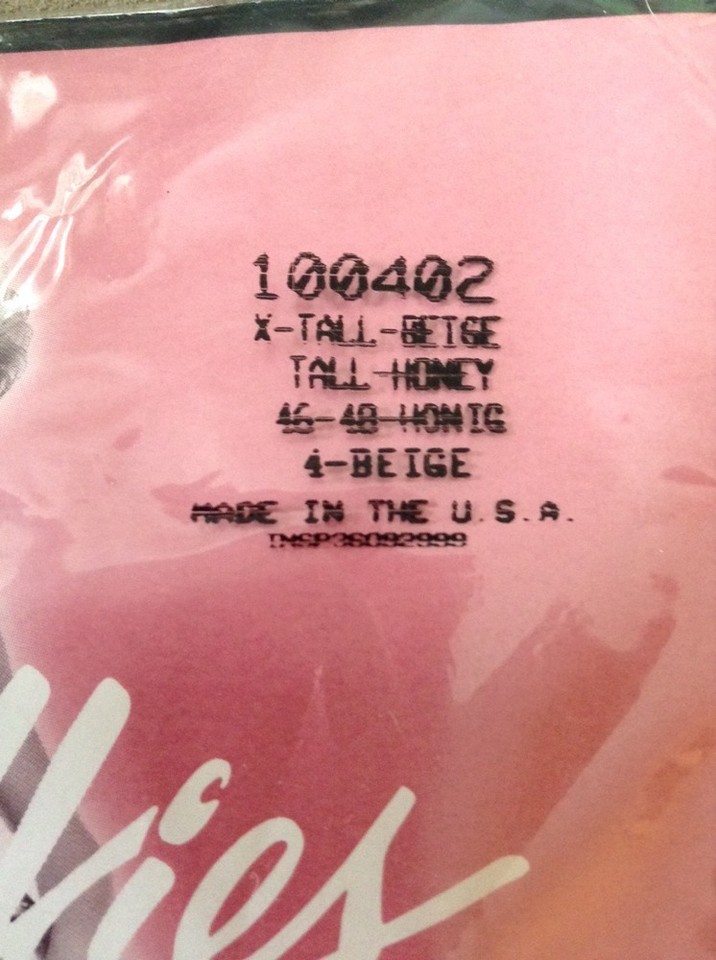 Silkies Ultra Control TLC Hosiery Extra Tall Beige Honey Nylons ...