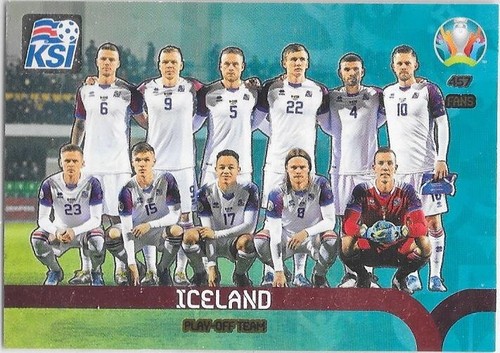 Carte Panini - Euro 2020 - Iceland - N°457 | eBay