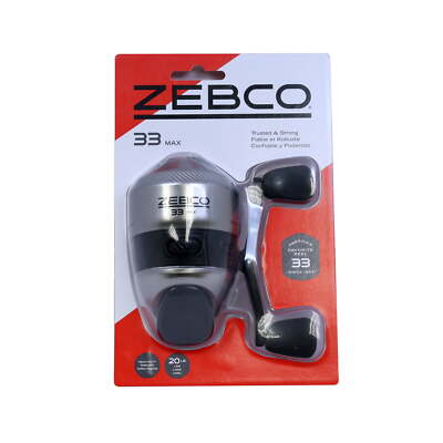 Zebco 33 MAX Spincast Fishing Reel Free Shipping New | eBay