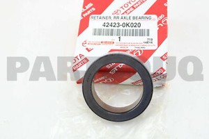 424230K020 Genuine Toyota RETAINER, REAR AXLE BEARING, INNER, RH/LH ...