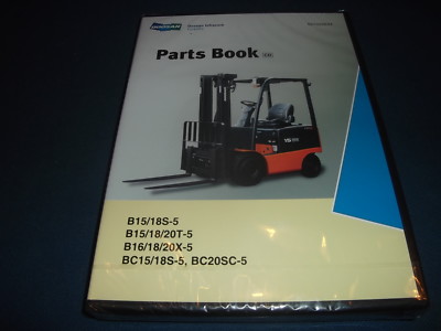 DOOSAN B15S-5 B18S-5 B15T-5 B18/20T-5 B16/18/20X-5 BC15/18S-5 PARTS CD ...