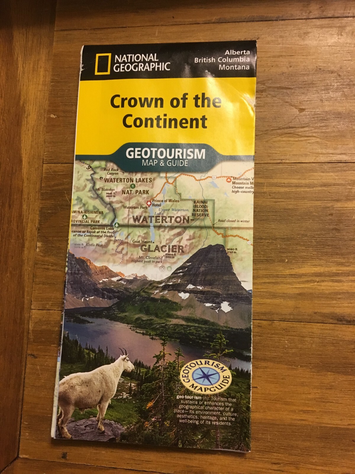 National Geographic Geotourism Map Guide Crown of the Continent Alberta Canada | eBay
