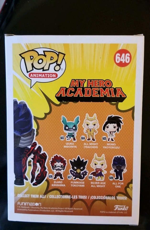 Funko Pop! All For One #646 My Hero Academia Big Apple Exclusive | eBay