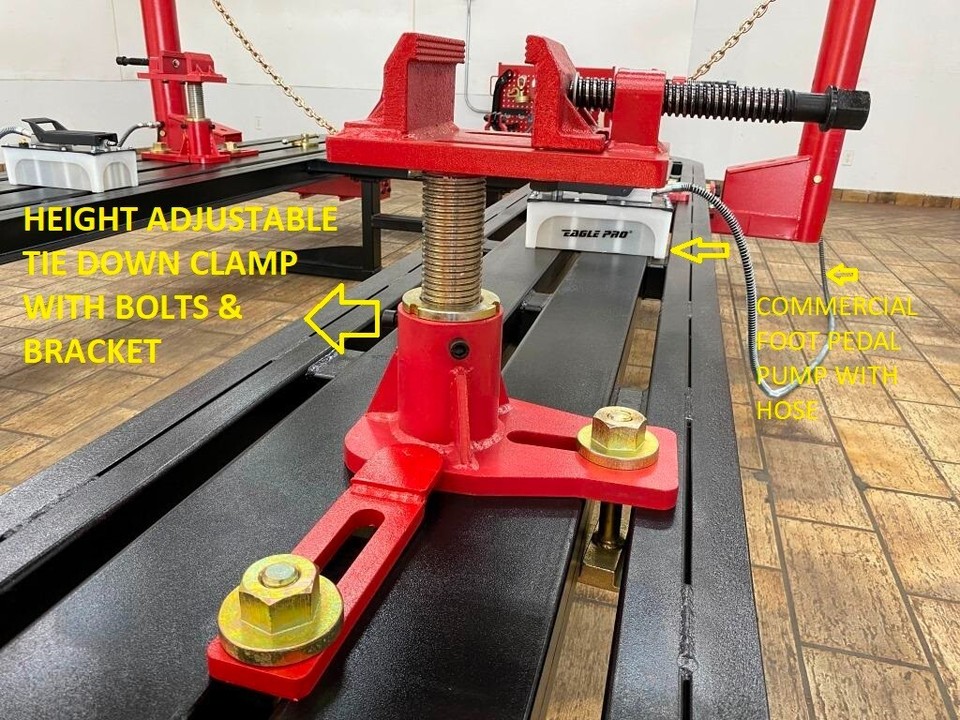 FREE SHIPPING NEW 18 FEET 2 TOWERS AUTO BODY SHOP FRAME MACHINE ...