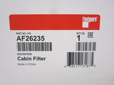 Fleetguard AF26235 Cabin Air Filter - PA4857 (Pack of 3) | eBay