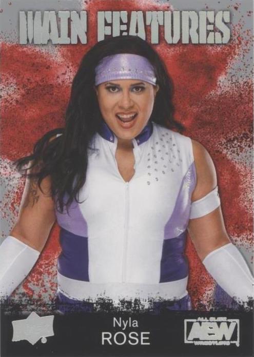 2021 Upper Deck AEW All Elite Wrestling - Main Features Nyla Rose #MF-21 Silver (RC) for sale ...