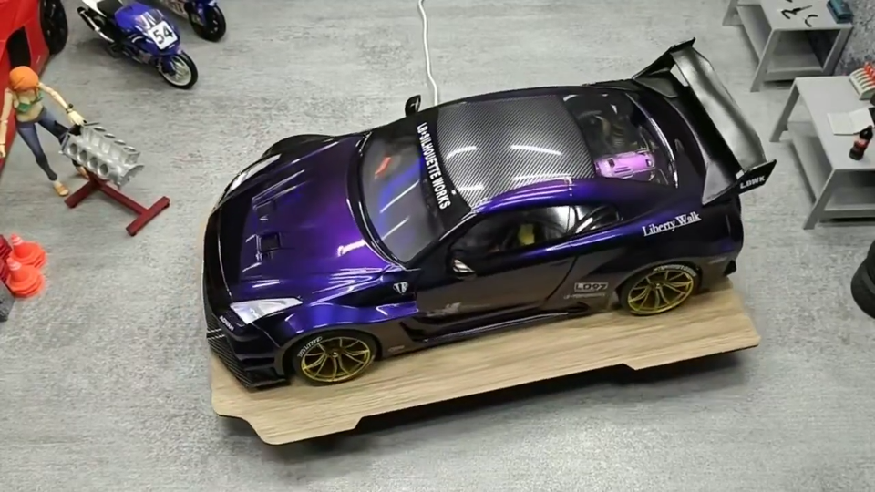 1/10 Liberty Walk Nissan GTR R35 Drift & On-Road RC Car Body Shell ...