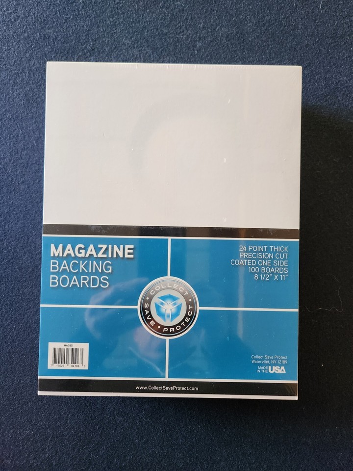 100 New CSP Thick Magazine Bags And Boards - Acid Free Archival ...