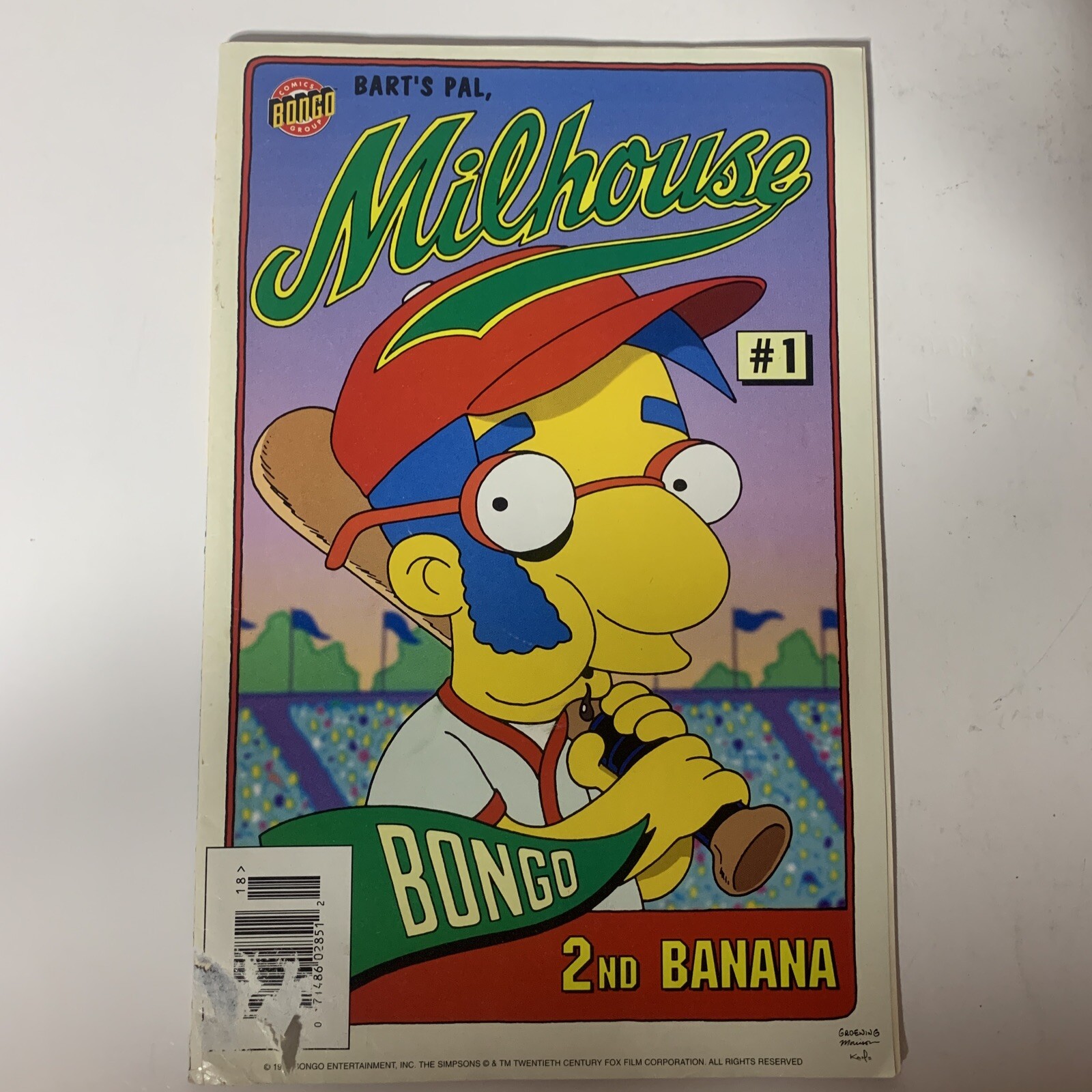 The Simpsons Millhouse #1 Newsstand Variant Bongo Comic Book | eBay