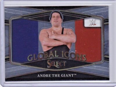 ANDRE THE GIANT ( GLOBAL ICONS INSERT CARD #18 ) 2022 WWE Panini Select ...