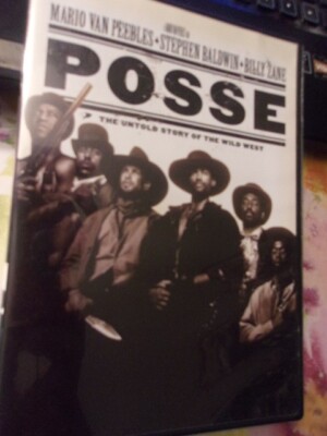 POSSE~1993 VG/C DVD~MARIO VAN PEEBLES STEPHEN BALDWIN BILLY ZANE BLAIR ...