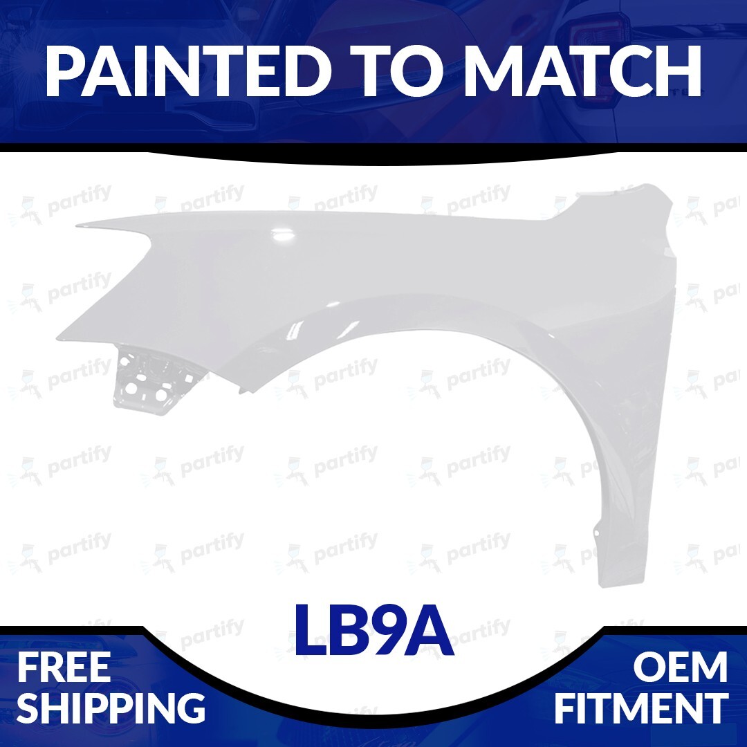 NEW Painted LB9A/B4 White Driver Side Fender For 2011-2018 Volkswagen ...