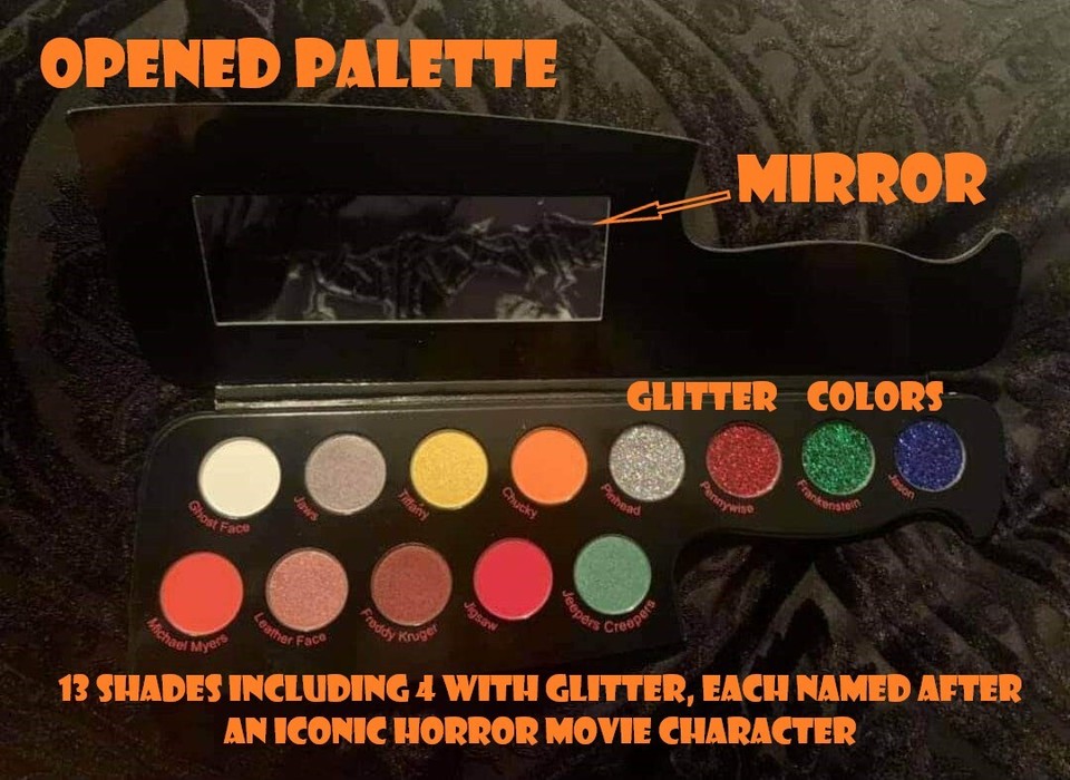 HORROR FILM THEMED MAKEUP PALETTE - SLASHER FEST | eBay