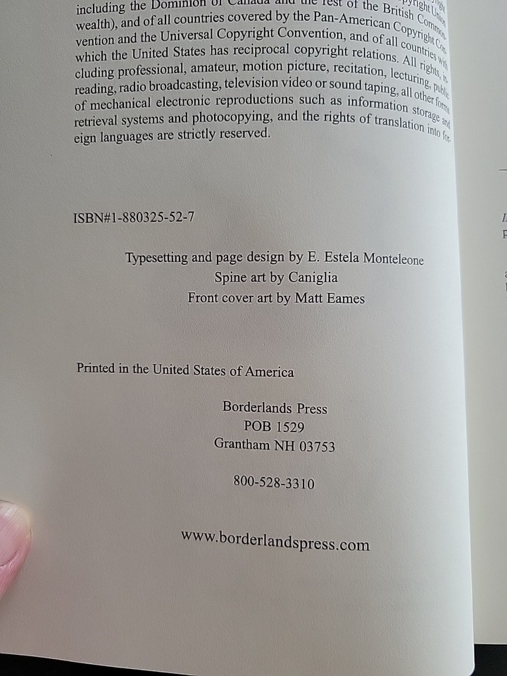 F. Paul Wilson Rakoshi SIgned! Limited Edition! Badlands Press. #264 | eBay