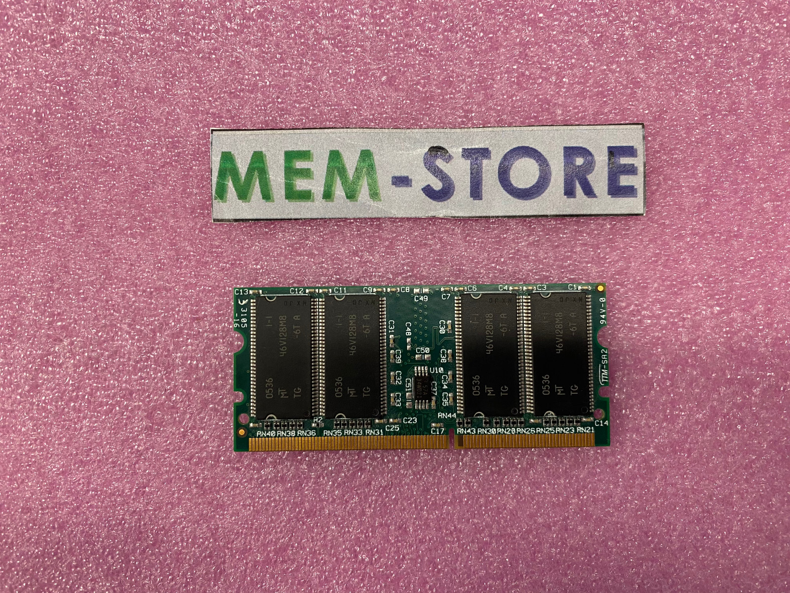 VI4NU287228FTK 1GB DDR PC2700 DDR-333MHZ 128X8 9CHIPS 200PIN SODIMM ...