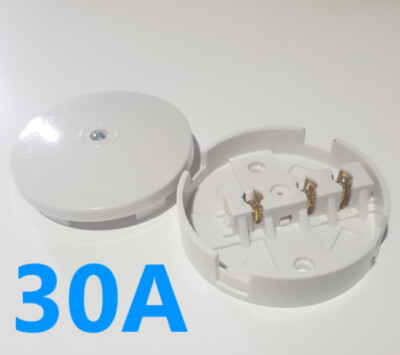 30A Amp Junction Box Mains UK Electrical 3 Terminal White Connector | eBay