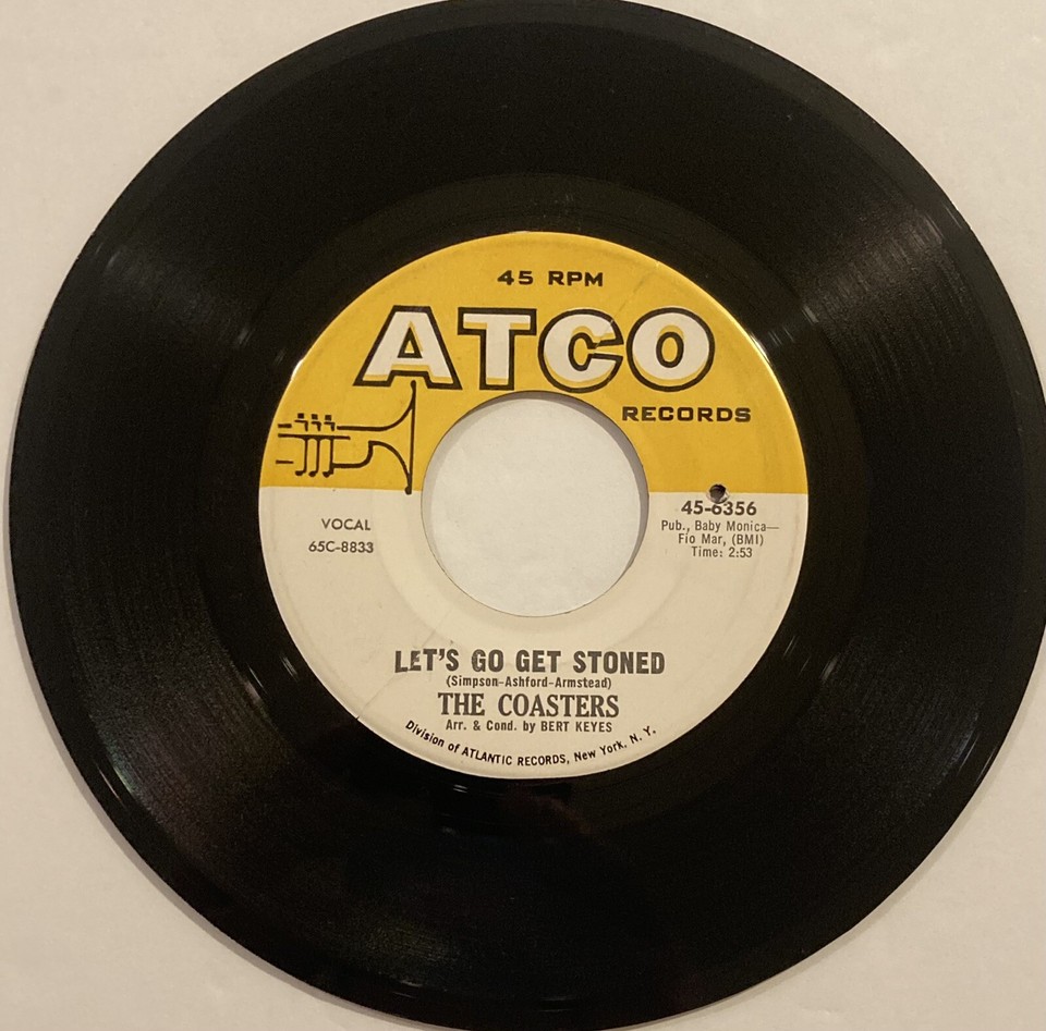 The Coasters – Money Honey / Let's Get Stoned – Atco Records - 45-6356 ...