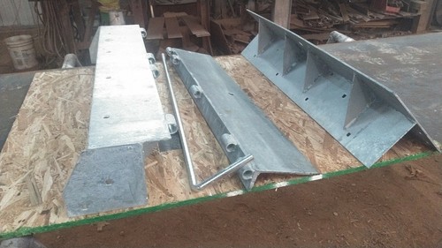 3 ft. Wide Compound Swivel Boat Dock Ramp Hinge Kit for Lateral, and ...