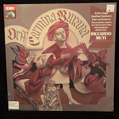 ORFF, CARL - Carmina Burana - RICCARDO MUTI, Auger, Philharmonia - EMI ...