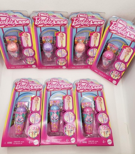 Mini Barbie Land Pop Reveal Dolls Lot of 7 - BRAND NEW | eBay