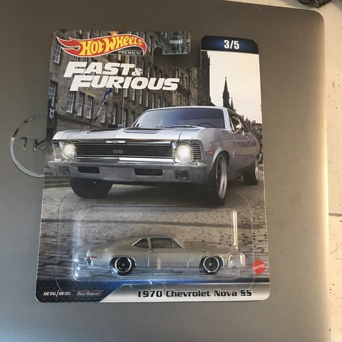 Hot Wheels Premium 2023 Fast & Furious 1970 Chevrolet Nova SS 3/5 Gray ...